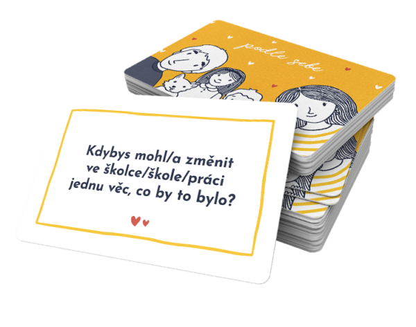 Konverzační karty pro děti a dospělé | Podle sebe